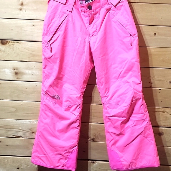 The North Face | Bottoms | North Face Girls Medium Pink Winter Ski Snow ...